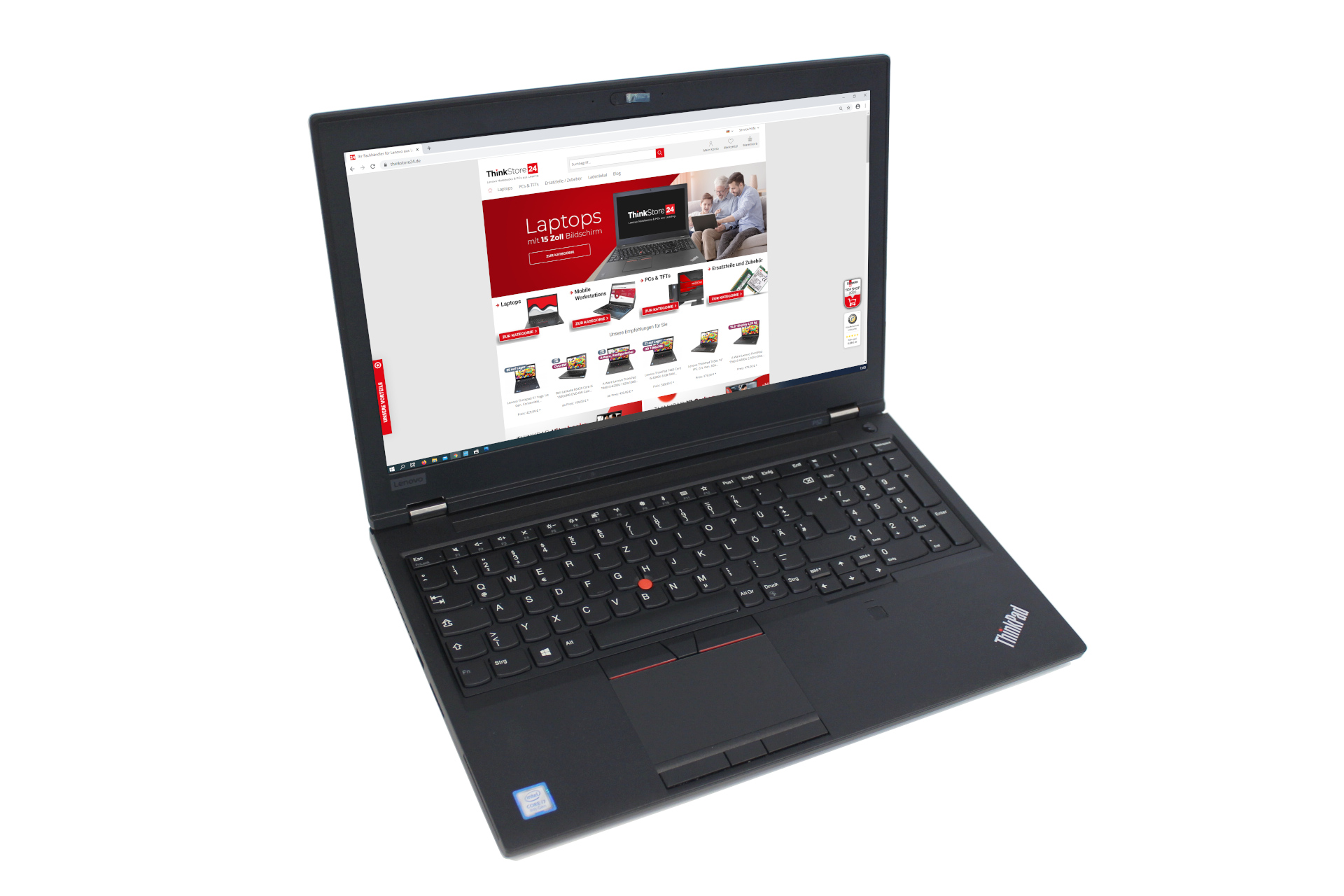 A Ware Lenovo ThinkPad P52 i7 8850H 32GB 512GB SSD P1000 FHD IPS FPR CAM deutsche Tastatur Win11
